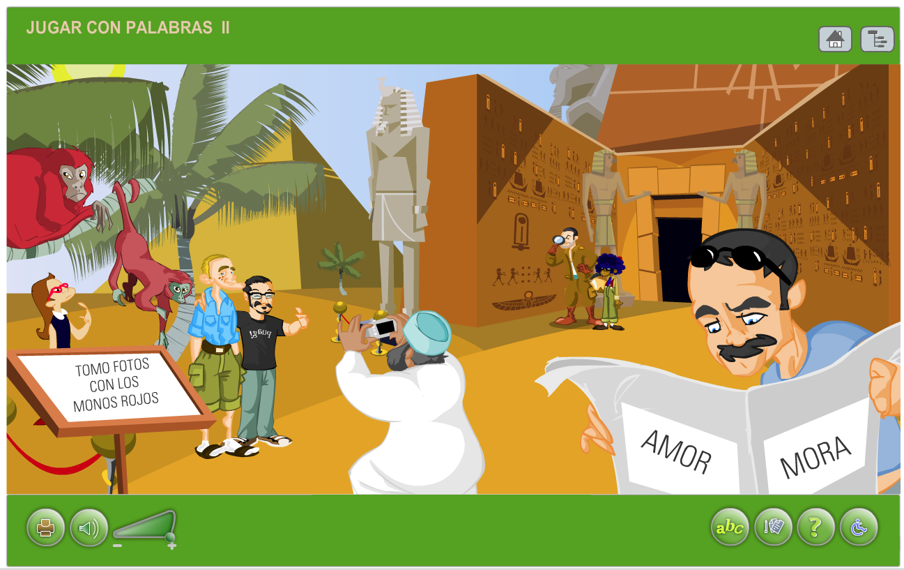 Jugar con palabras - Página web de cuadernodelengua