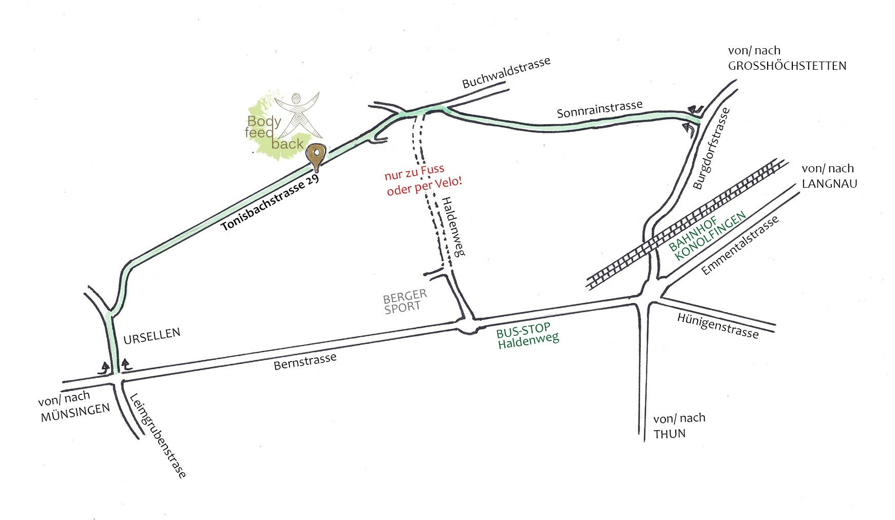 Anreise - Praxis für Gesundheit und Persönlichkeitsentwicklung