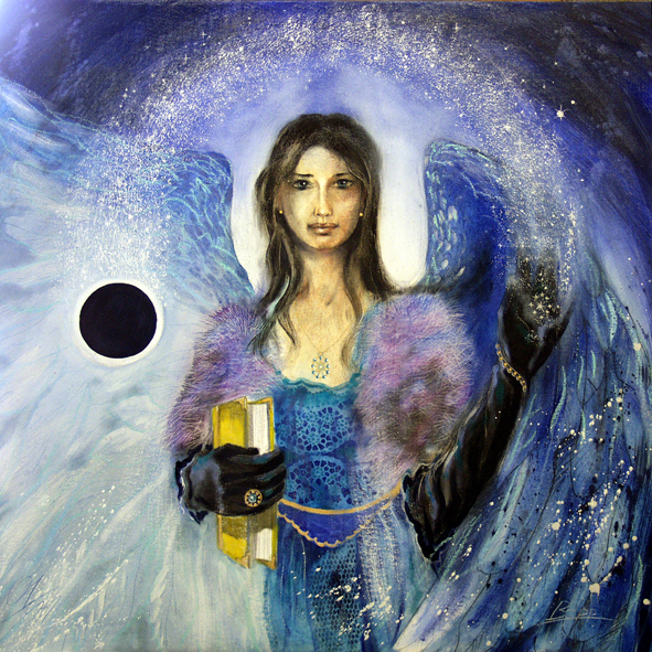 Engelbild Erzengel Raguel gemalt, Engelbilder - Onlineshop Engel ...