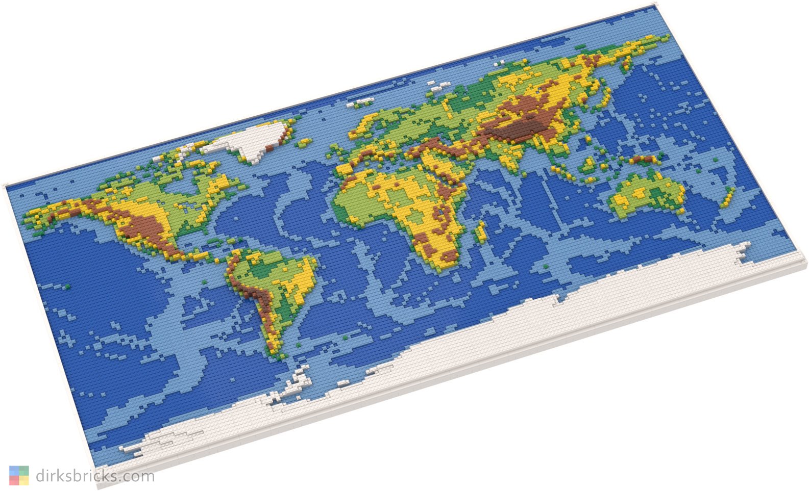 Shop World Map - dirksbricks.com