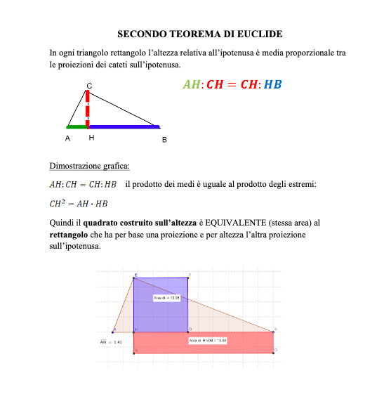Teoremi di Euclide - Benvenuti su macromicro8!