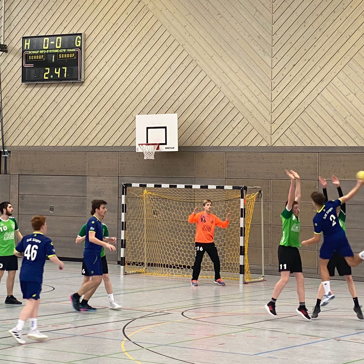 B-Männlich mit 2. Rückrundensieg - DJK Singen e.V. Abt. Handball
