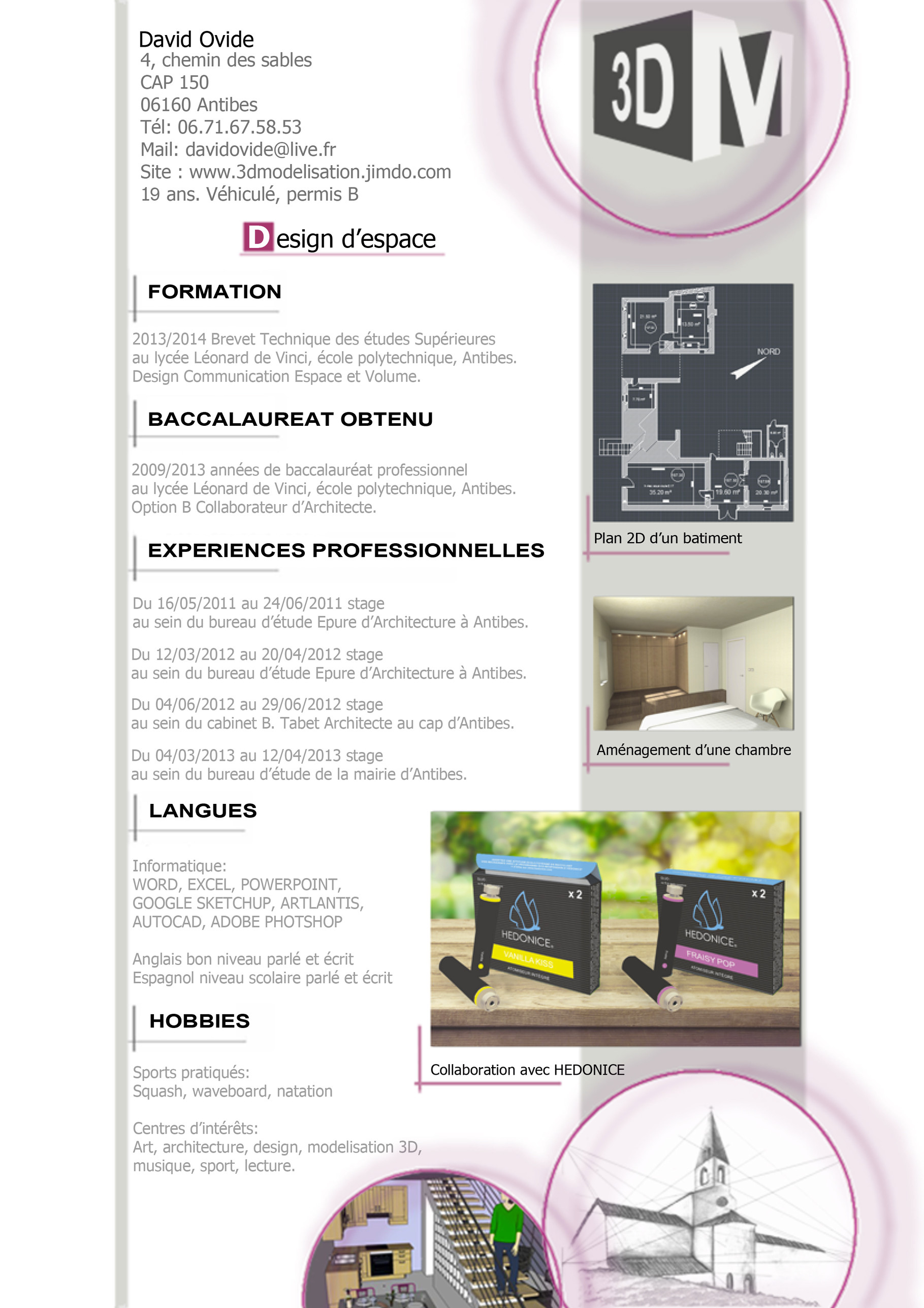 CV - 3D Modelisation