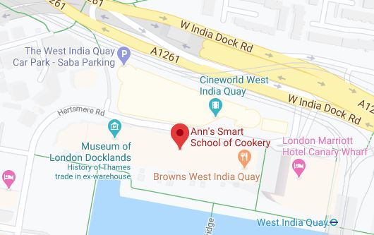 UK Addresses: - Cookery Courses in Essex, London & Bucks