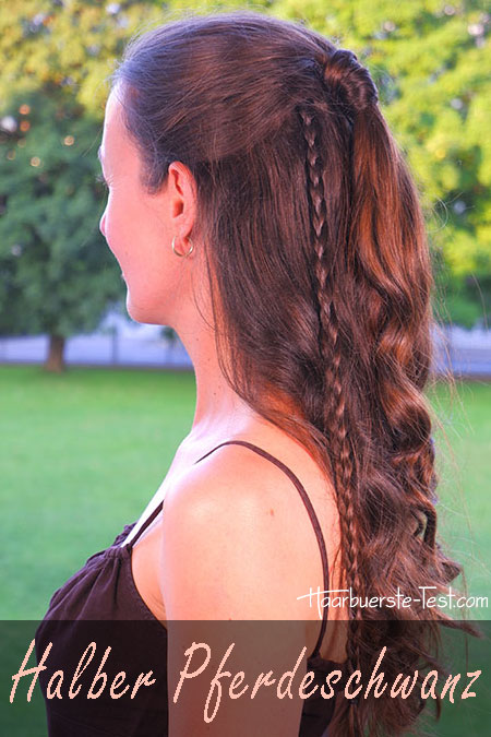 Halber Zopf Mit Locken