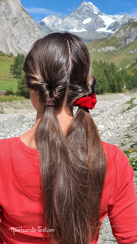 Scrunchie Frisur: Einfache Twist-Zopffrisur zum Nachmachen ...