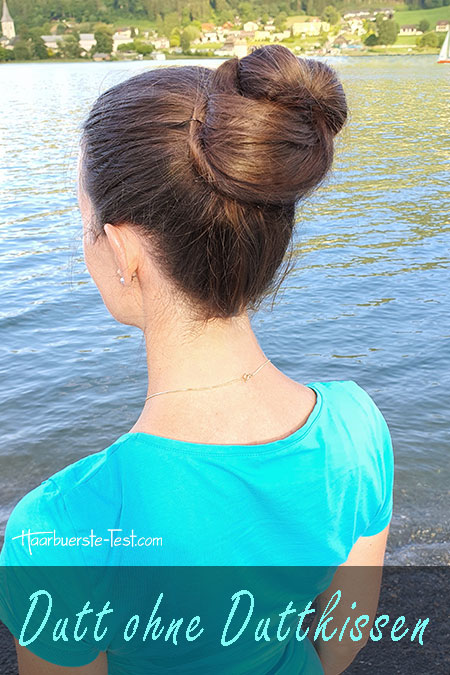 Niedriger Dutt Anleitung: Dutt mit geflochtenem Zopf ...