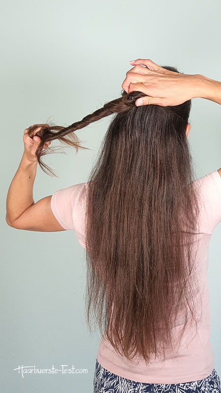 Halber Dutt: mit einfacher Bilder Anleitung zum Nachmachen ...