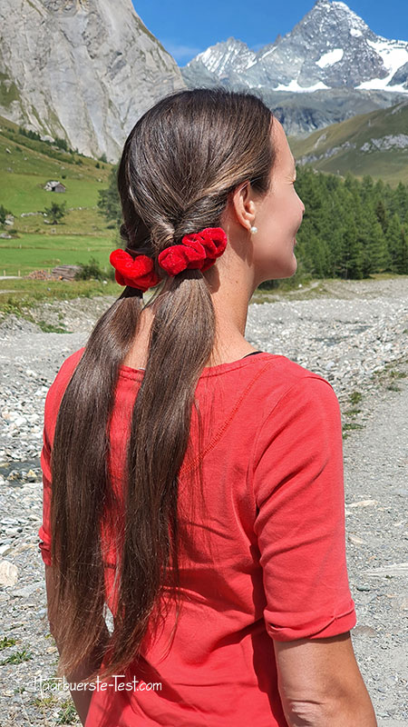Scrunchie Frisur: Einfache Twist-Zopffrisur zum Nachmachen ...