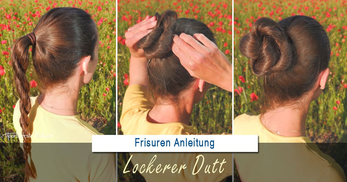 Lockerer Dutt Anleitung: so gelingt dir ein voluminöser Dutt ...
