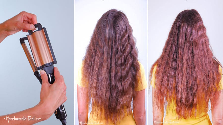 Wunderbar Frisuren Mit Welleneisen Bild
