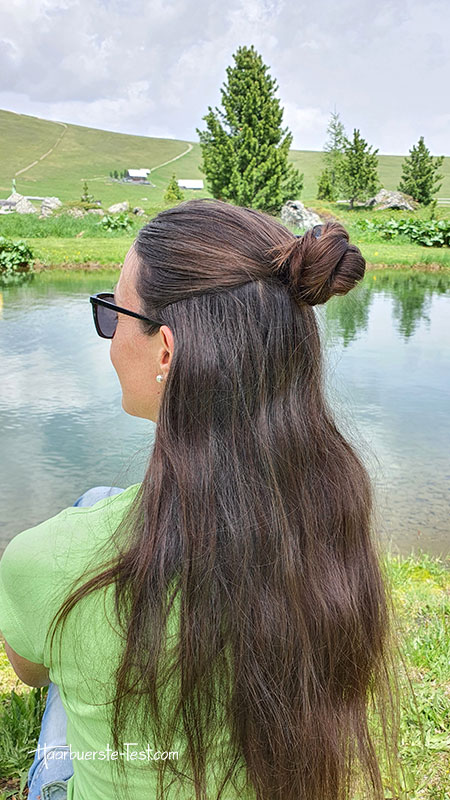 Halber Dutt: mit einfacher Bilder Anleitung zum Nachmachen ...