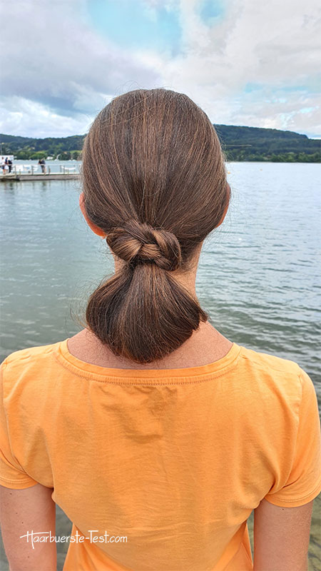 Tiefer Dutt Anleitung: Eleganter Dutt tief im Nacken mit Twists ...