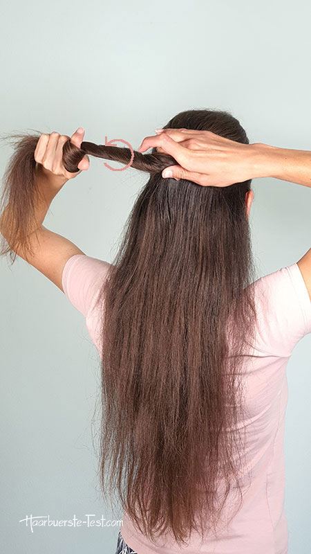 Halber Dutt: mit einfacher Bilder Anleitung zum Nachmachen ...