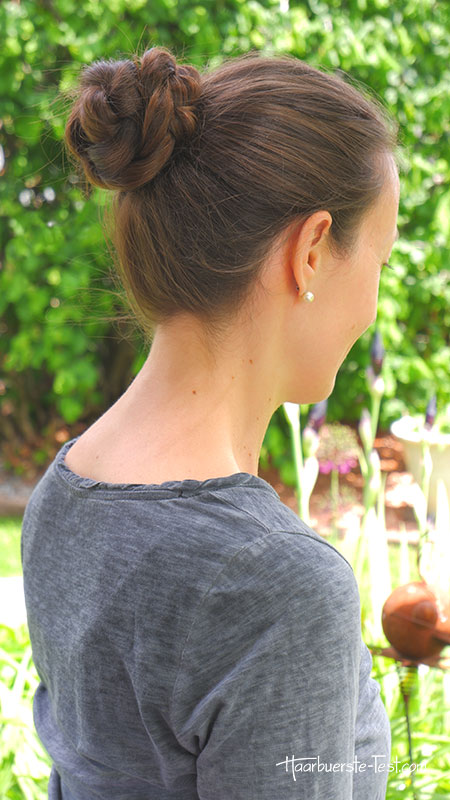 Dutt im Nacken: Geflochtener Nackendutt Anleitung zum selber machen ...
