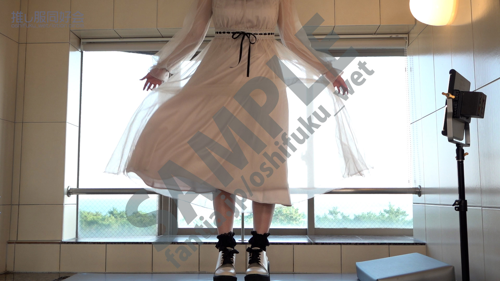 #6「シースルーチュールワンピース」 - oshifuku-wet ページ！