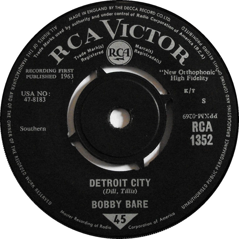 Bobby Bare performs "Detroit City" - when the cowboy sings