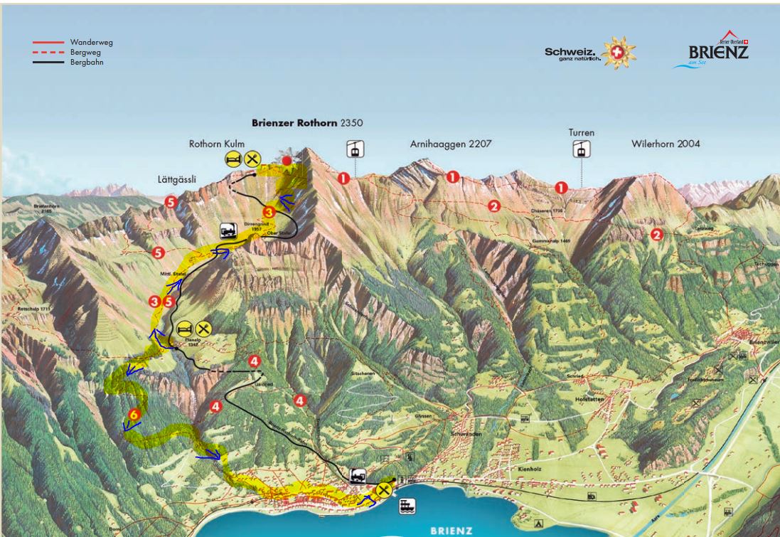 Trailrun Brienzer Rothorn - On the way: Corry & Mike