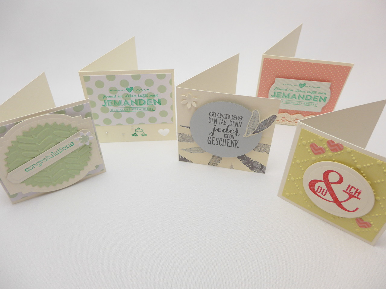 Ganz neu bei Karten mit Herz: Grußkarten im Format 8 x 8 cm - Karten ...
