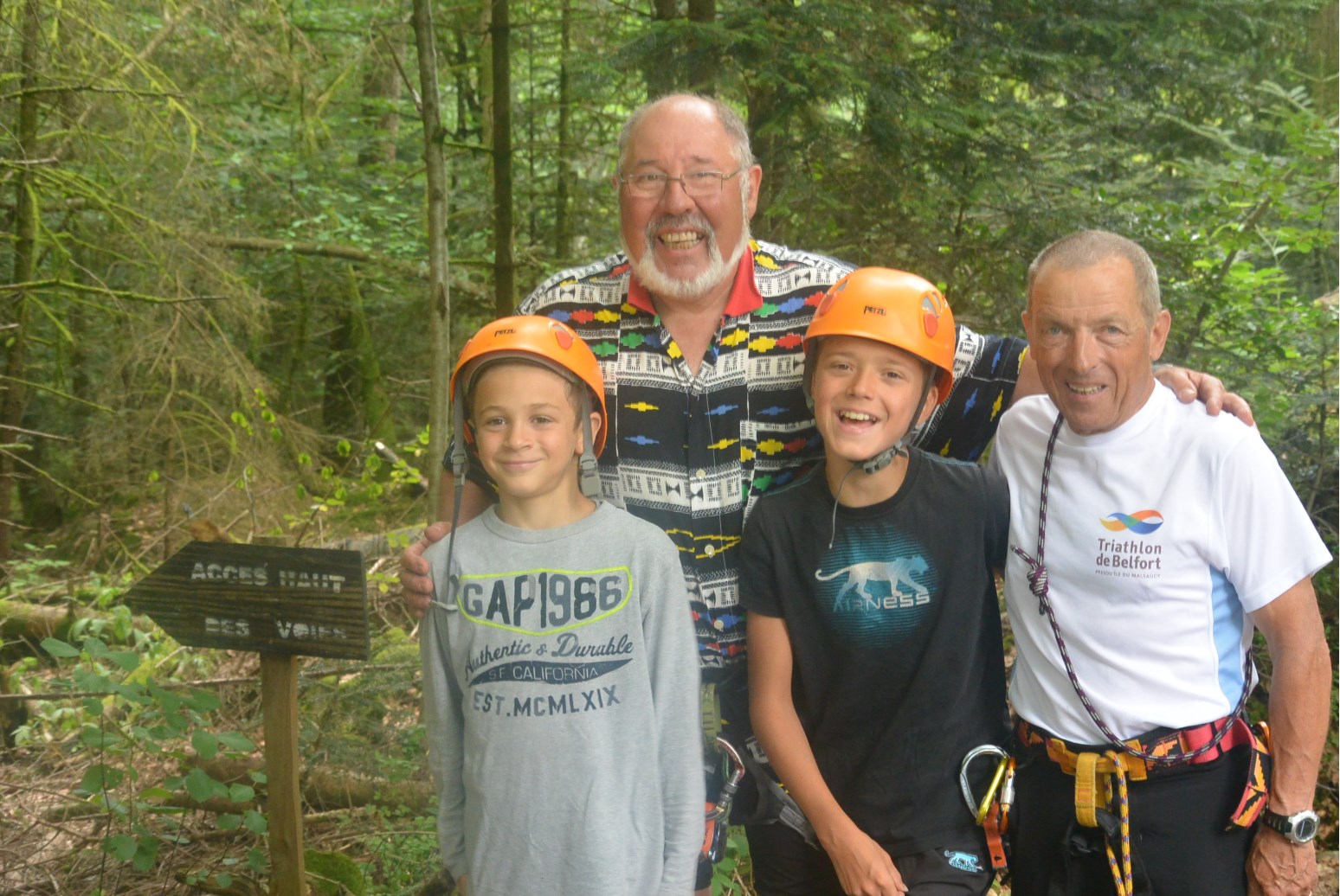 Escalade adaptée - 22 juillet 2016 - Club Alpin Hautes Vosges