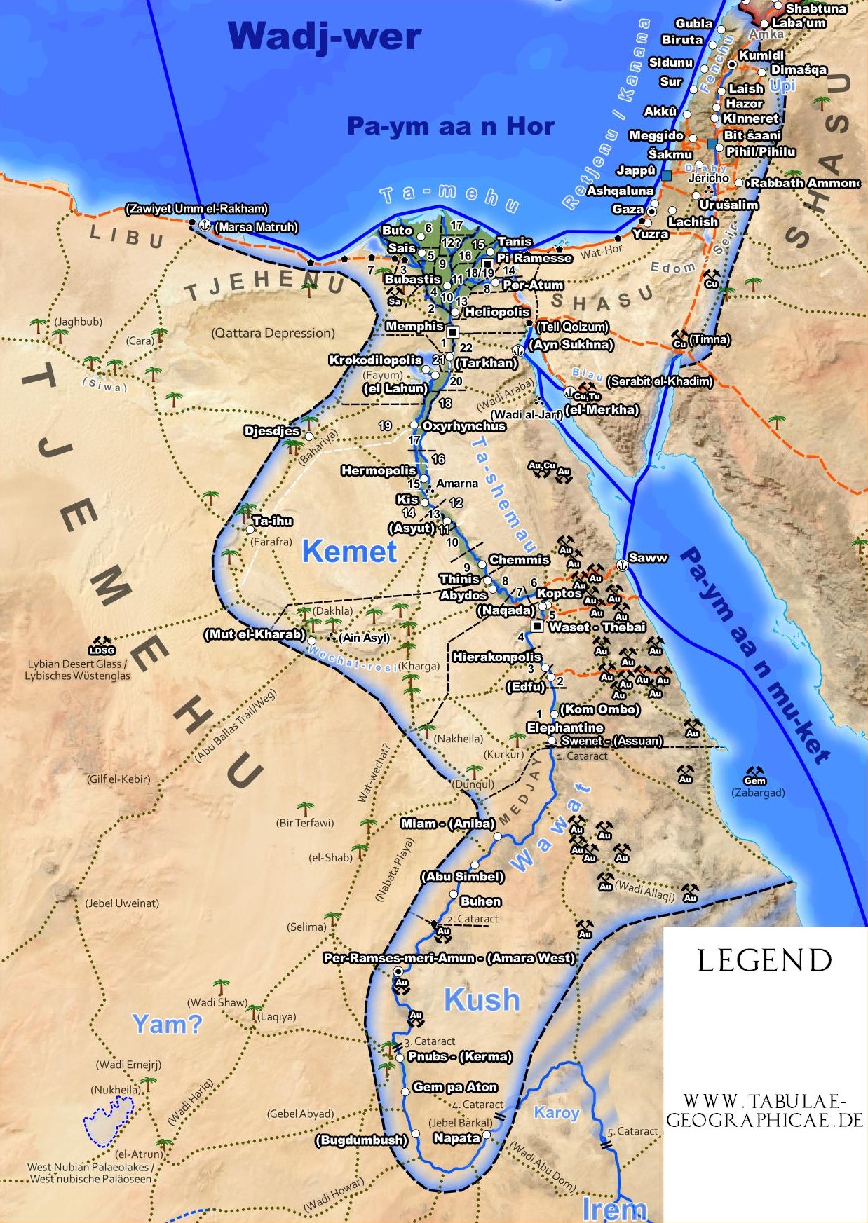 Development Update: Postcard Ancient Egypt - Tabulae Geographicae