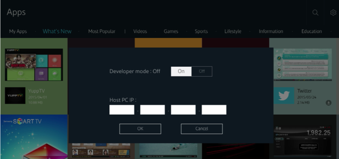 Install widgets (applications) on Samsung Smart TV Q, R (2019), N (2018 ...
