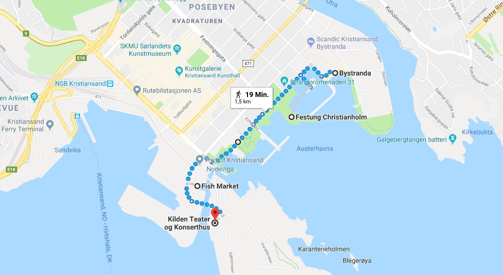 Norway places & views # 3: Bystranda in Kristiansand - Mark König ...