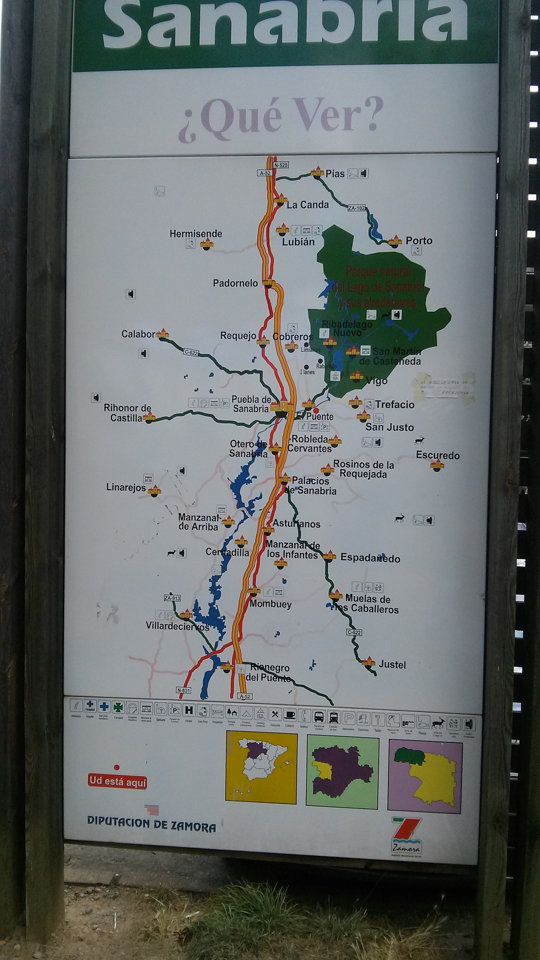 Mapa comarca sanabria - Página web de radiovigodesanabria