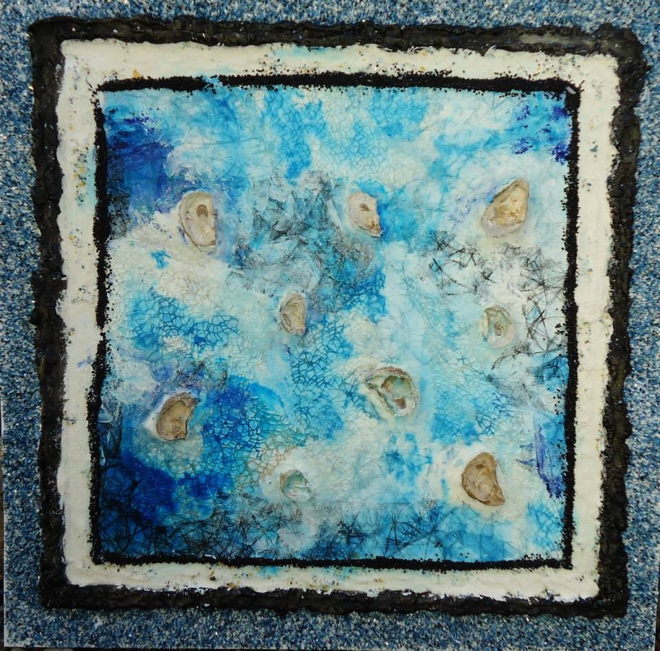 Abstract GEM Stones paintings "Back to the Nature" - Mary Art Switzerland