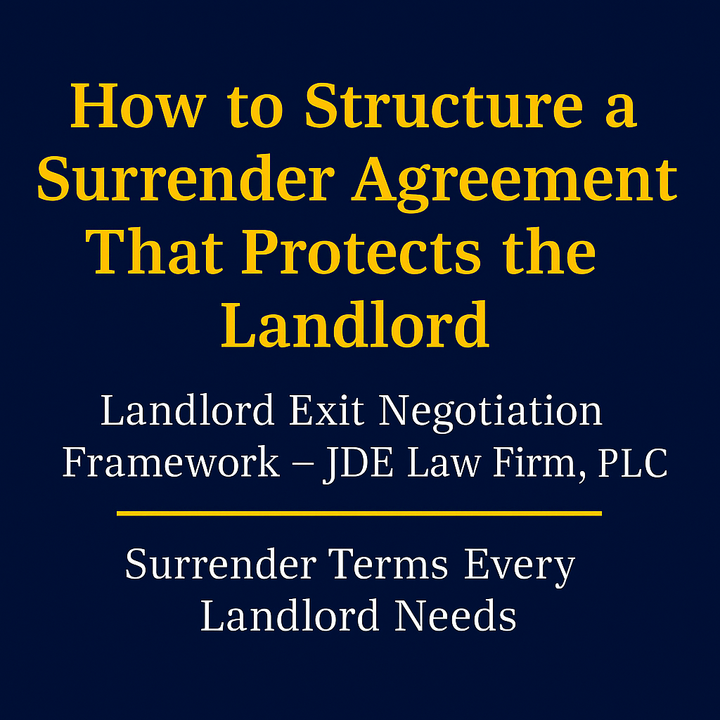 agreement to surrender