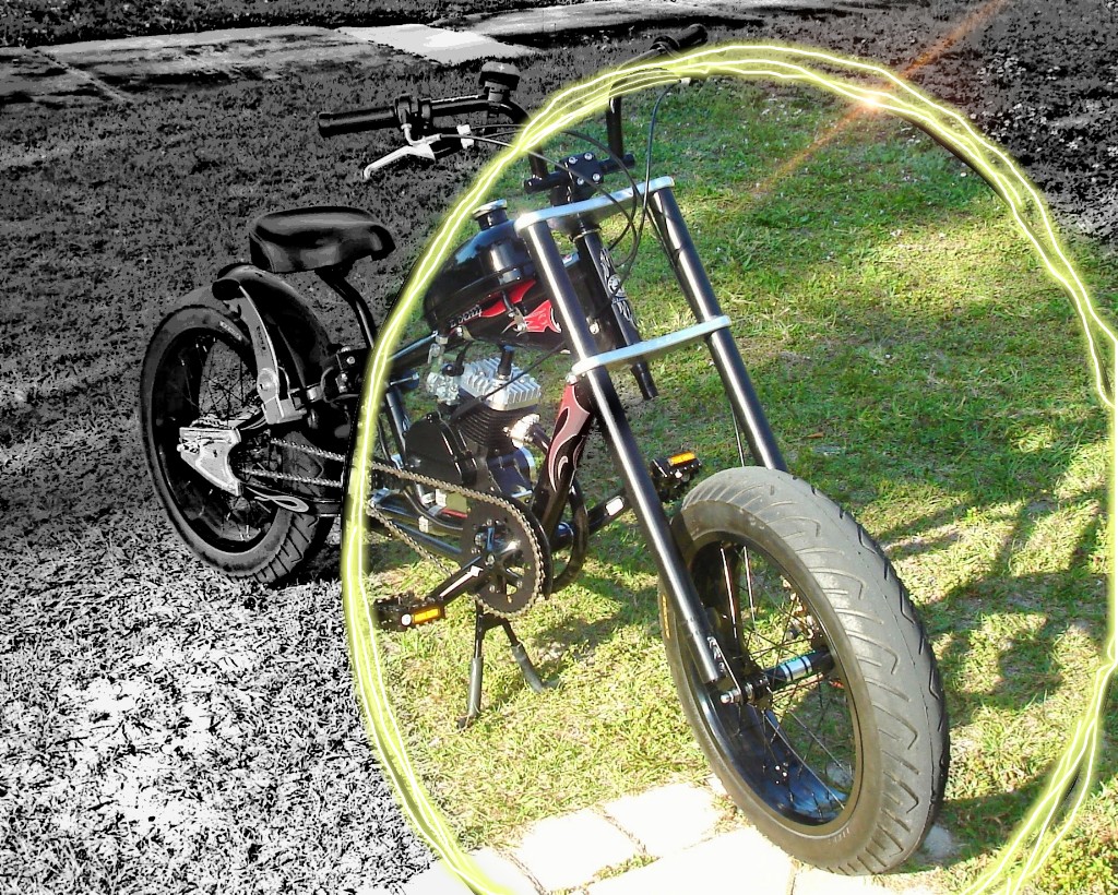 * WIDE RIDE FORKS! Fat Boy style forks - PedalChopper