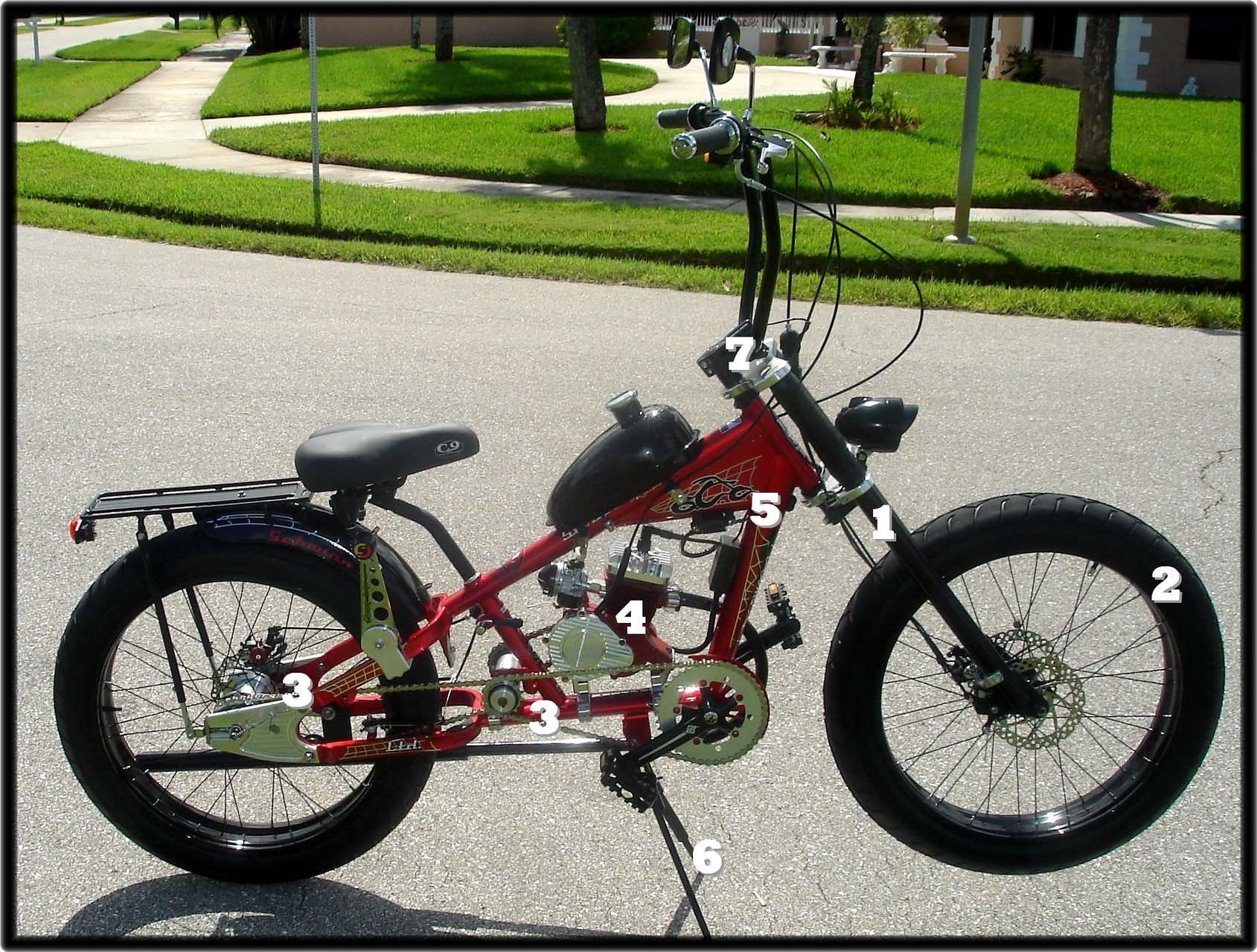 Web Theme Bike With All Upgrades - PedalChopper