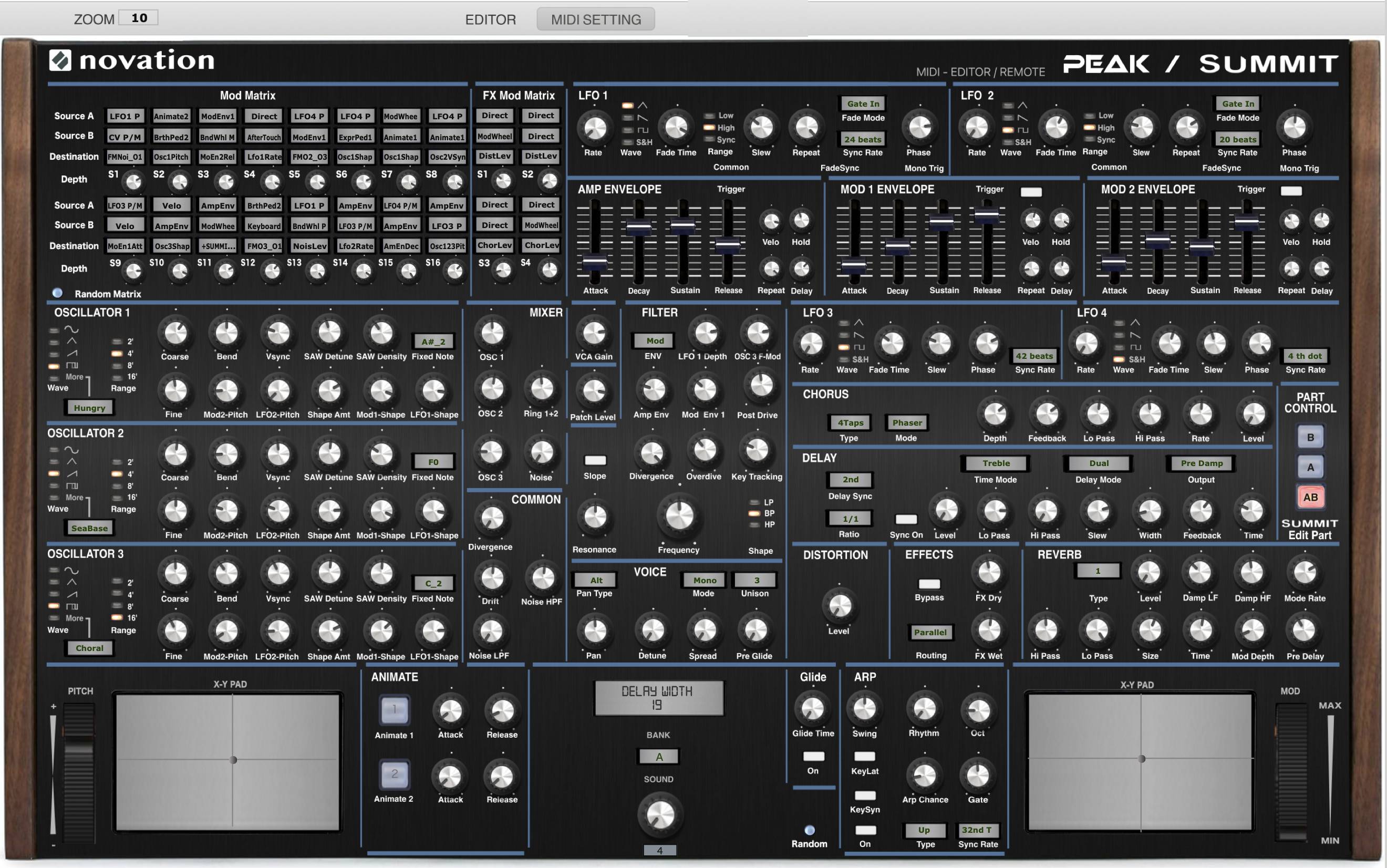 Novation PEAK and SUMMIT Editor - VST and Standalone - Novation PEAK and SUMMIT Editor - VST and ...