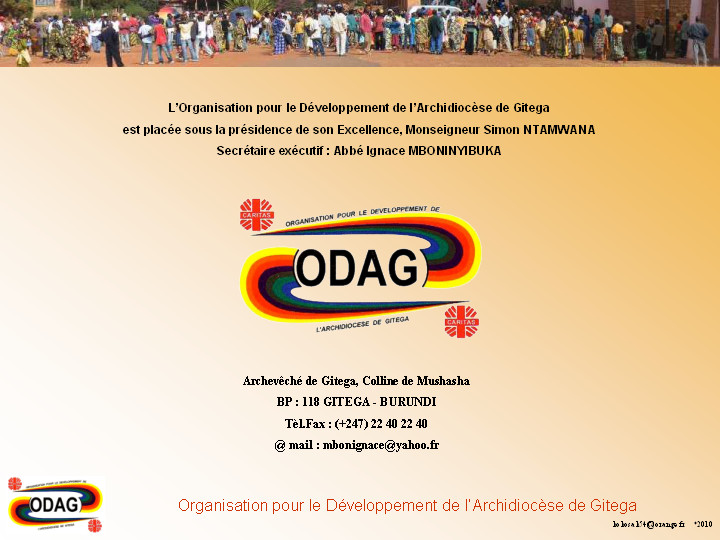 L'ODAG - Site Jimdo de conteneurburundi!