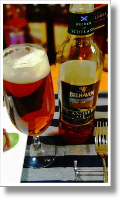 本日の一杯、『 BELHAVEN ST. ANDREWS ALE 』 － 世界のビールvol.1 － - 想夫恋はダブルで 日田焼きそばに贈る