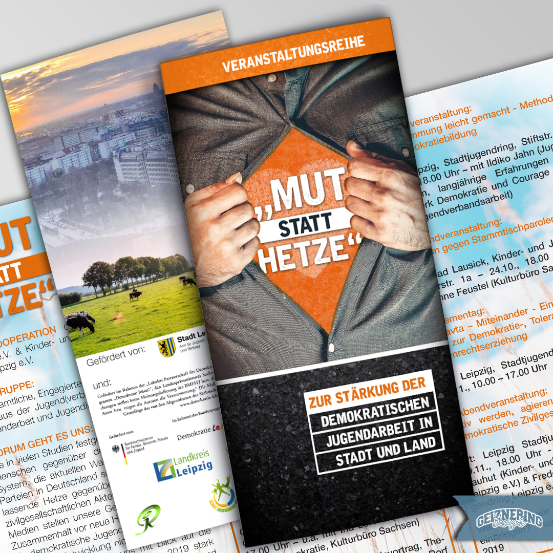 Broschüren-/Faltblatt-Design - GEIZNERING DESIGNS