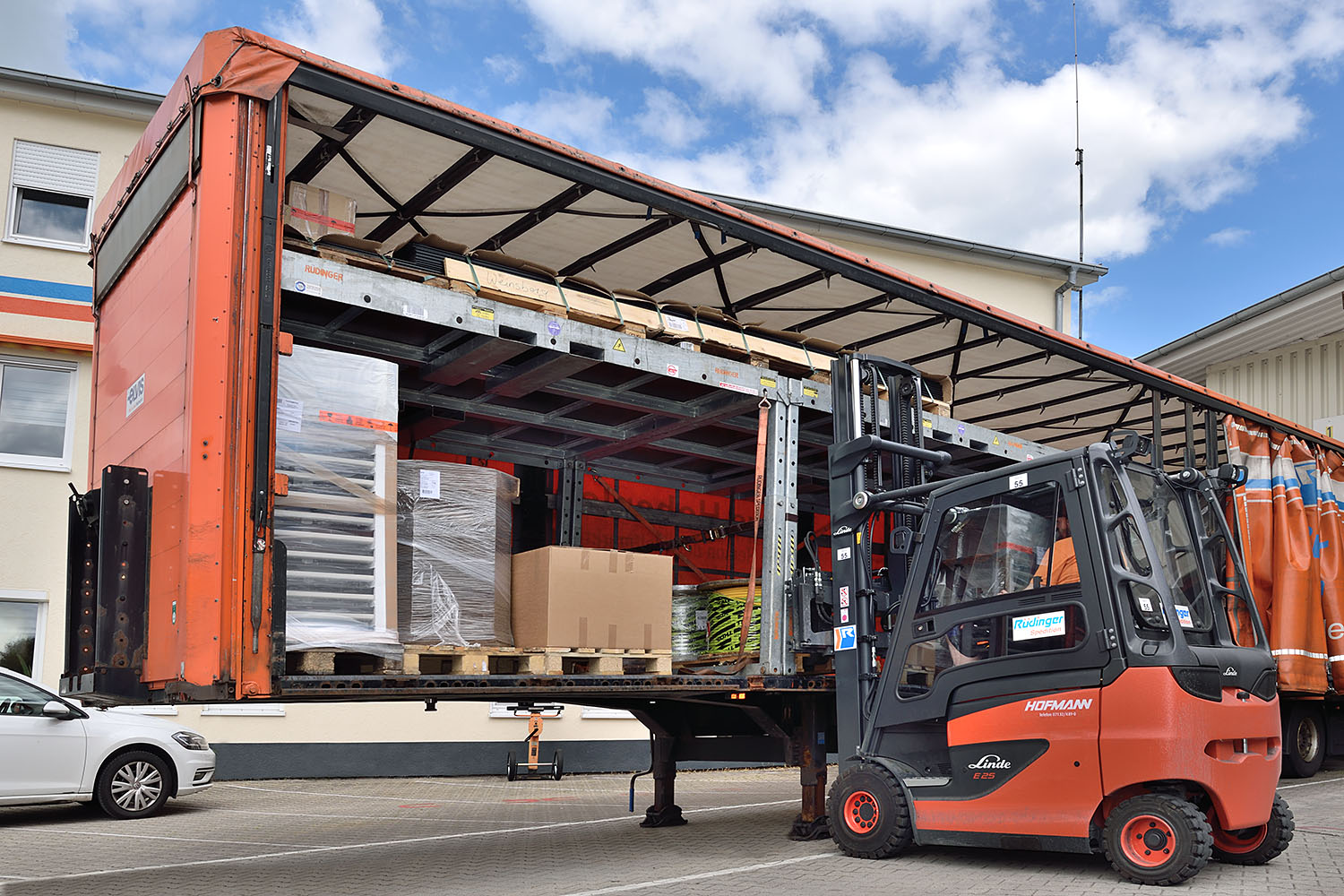 Doppelstocktechnik - Rüdinger Spedition