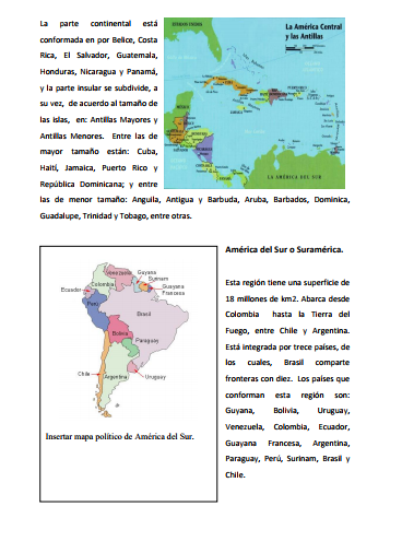 GEOGRAFÍA DE AMÉRICA 8° - Página web de compendiodeamerica