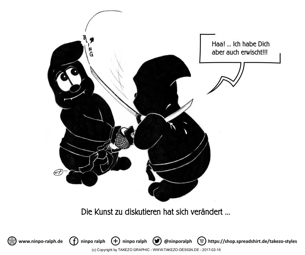 Von der Kunst einen Disput zu führen - Ninjutsu lernen mit Ninpo Ralph