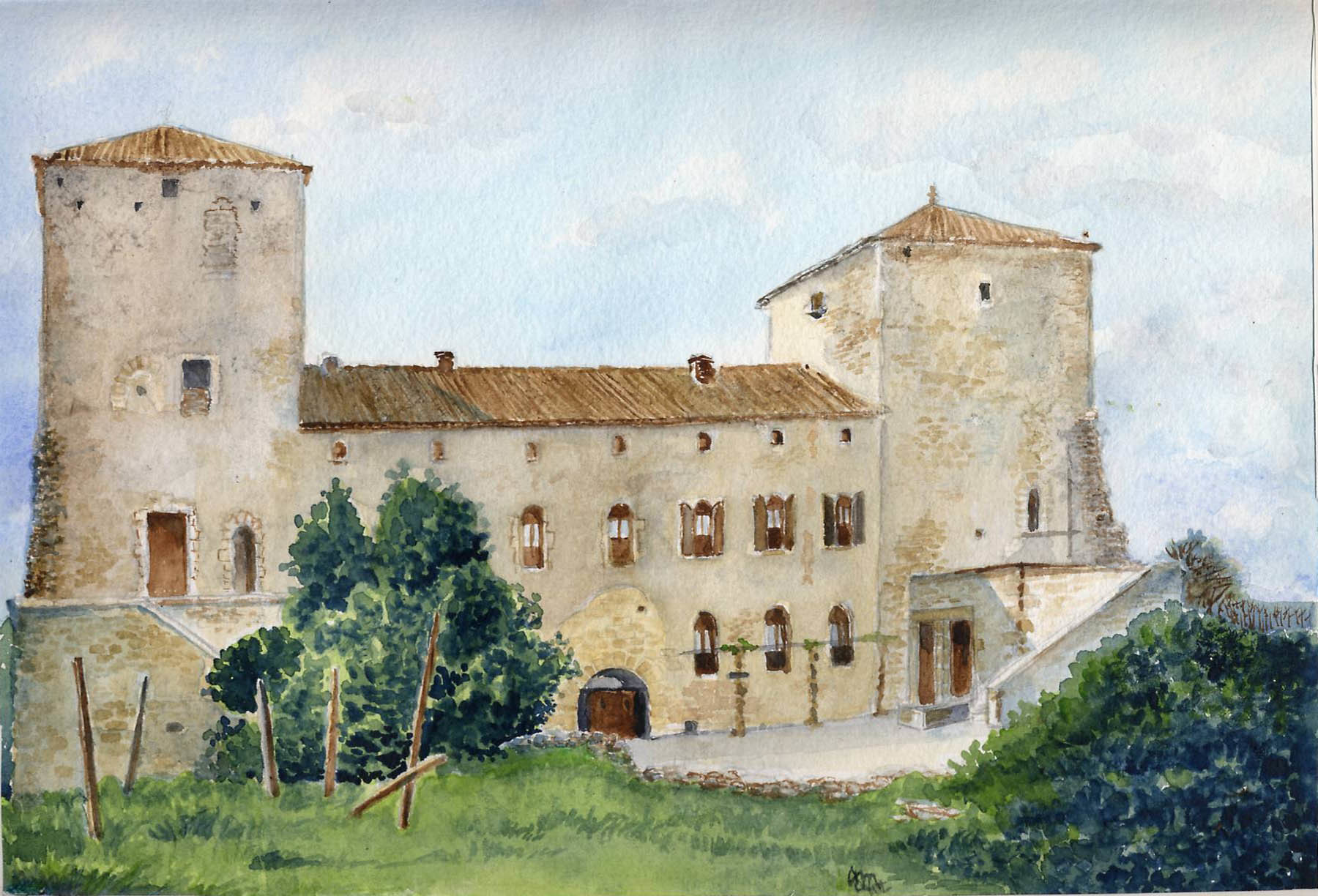 Histoire de Floressas : le Château - Petit Village du Lot