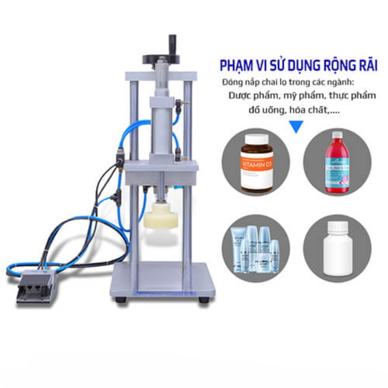 Máy siết nắp chai KM-GZ001 Chính Hãng - Chiết Rót Đóng Chai