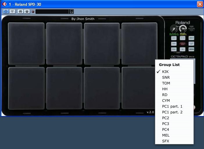 VST Roland SPD-30 - vst-samples-programas