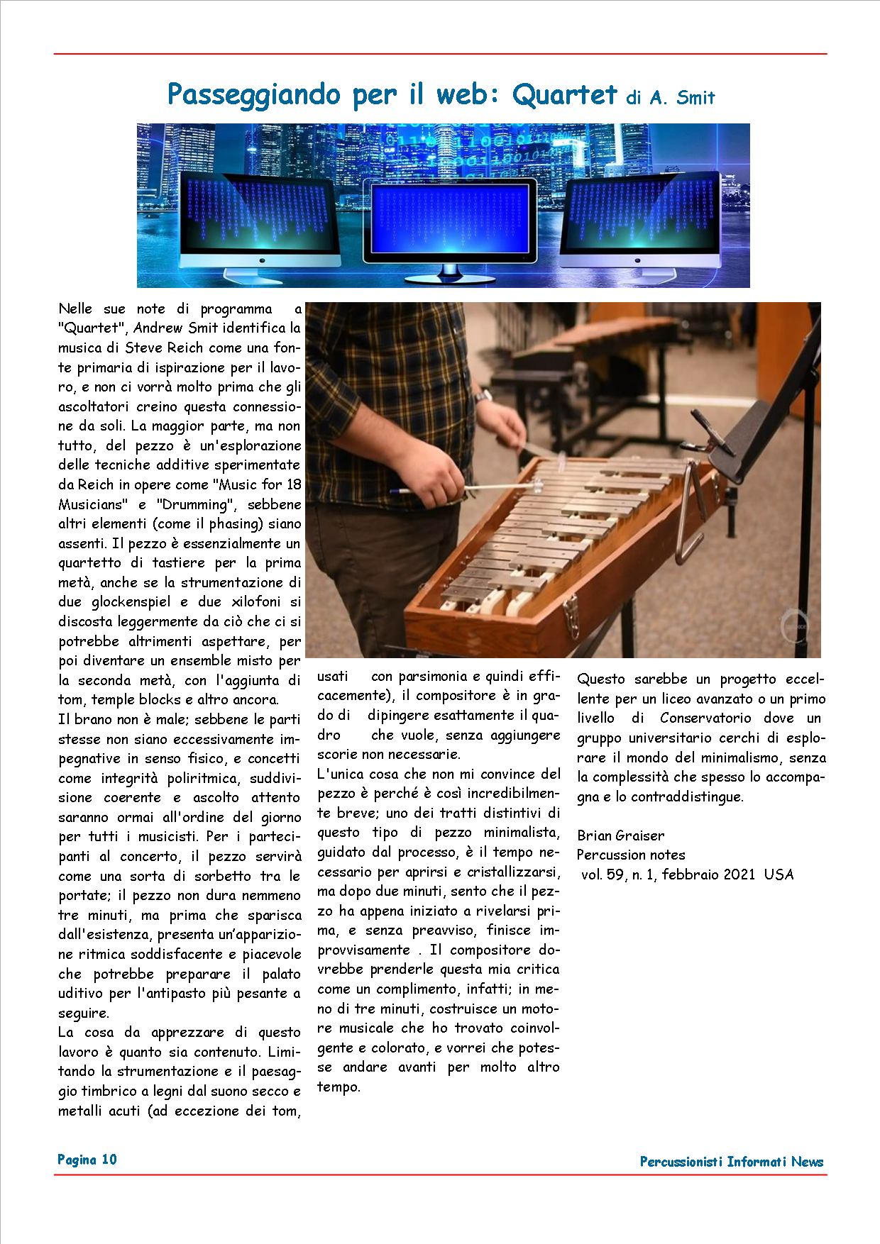 Home --- - Benvenuti su percussionistiinformatinews7!