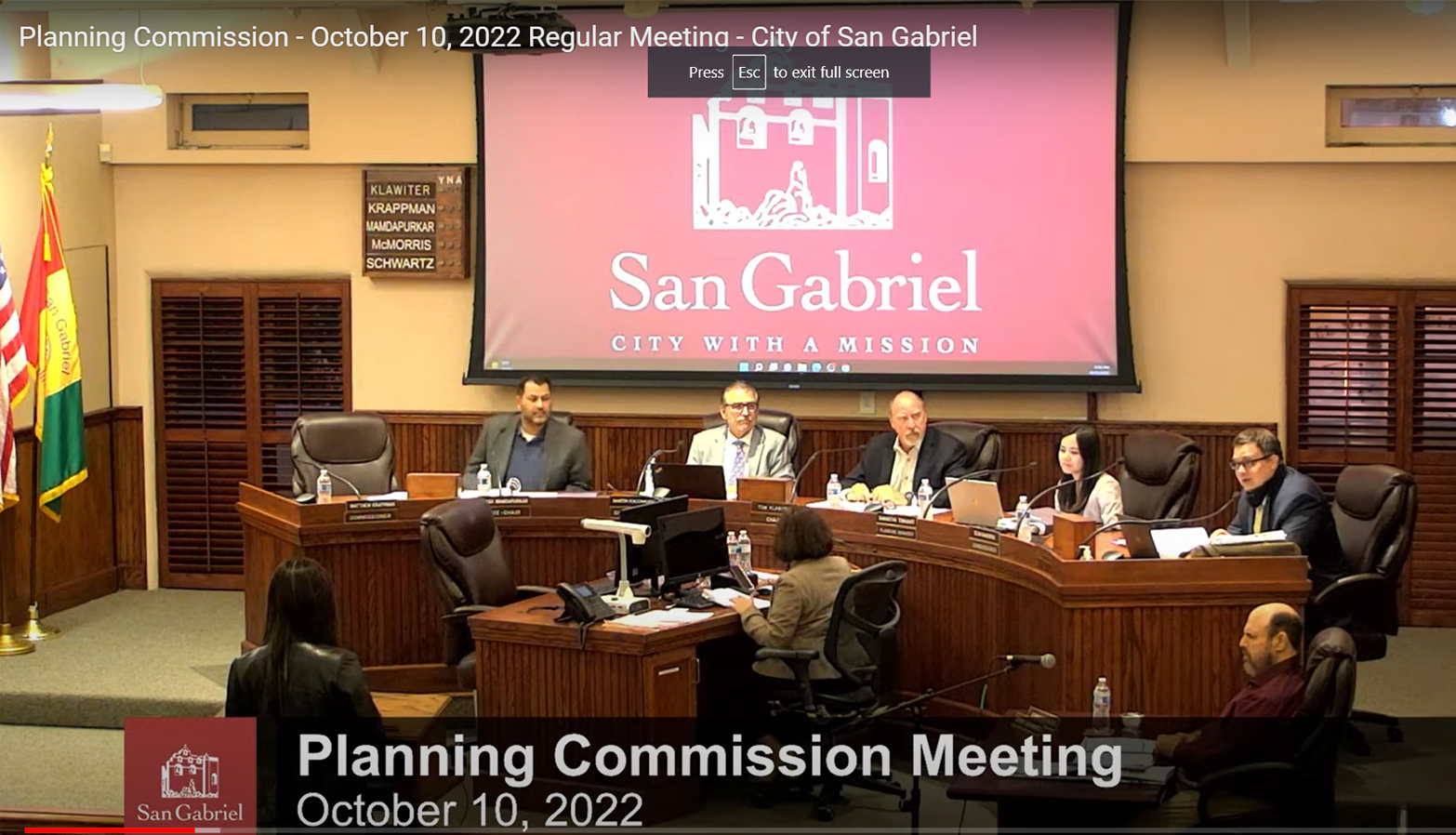 Hestia project presented at San Gabriel Planning Commission's Meeting ...