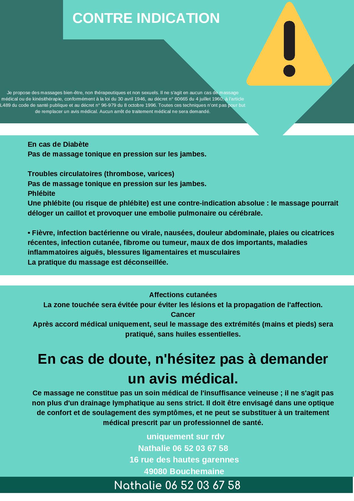 CONTRE INDICATION - Les mains du bonheur