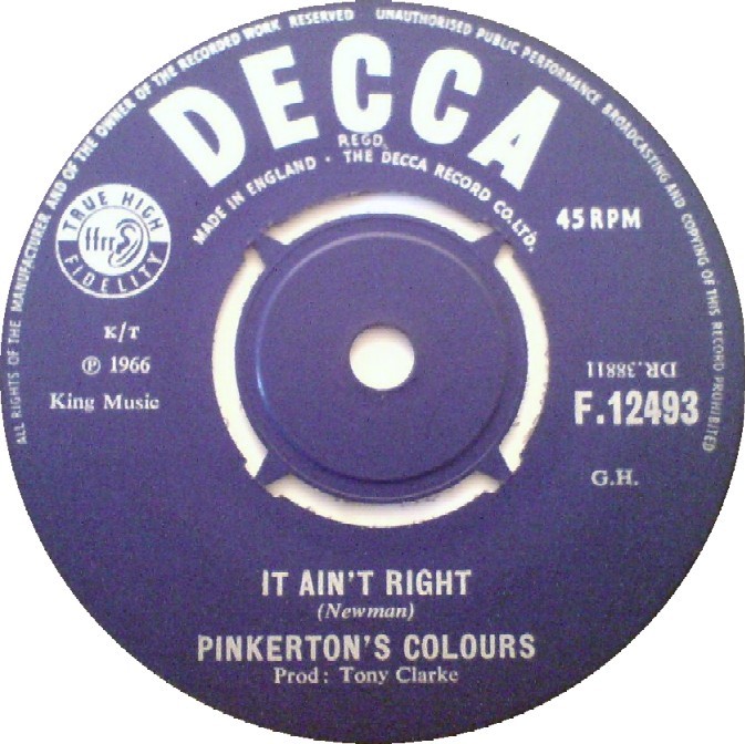 PINKERTON'S (ASSORTED) COLOURS - James Patrick Page - Sessionman