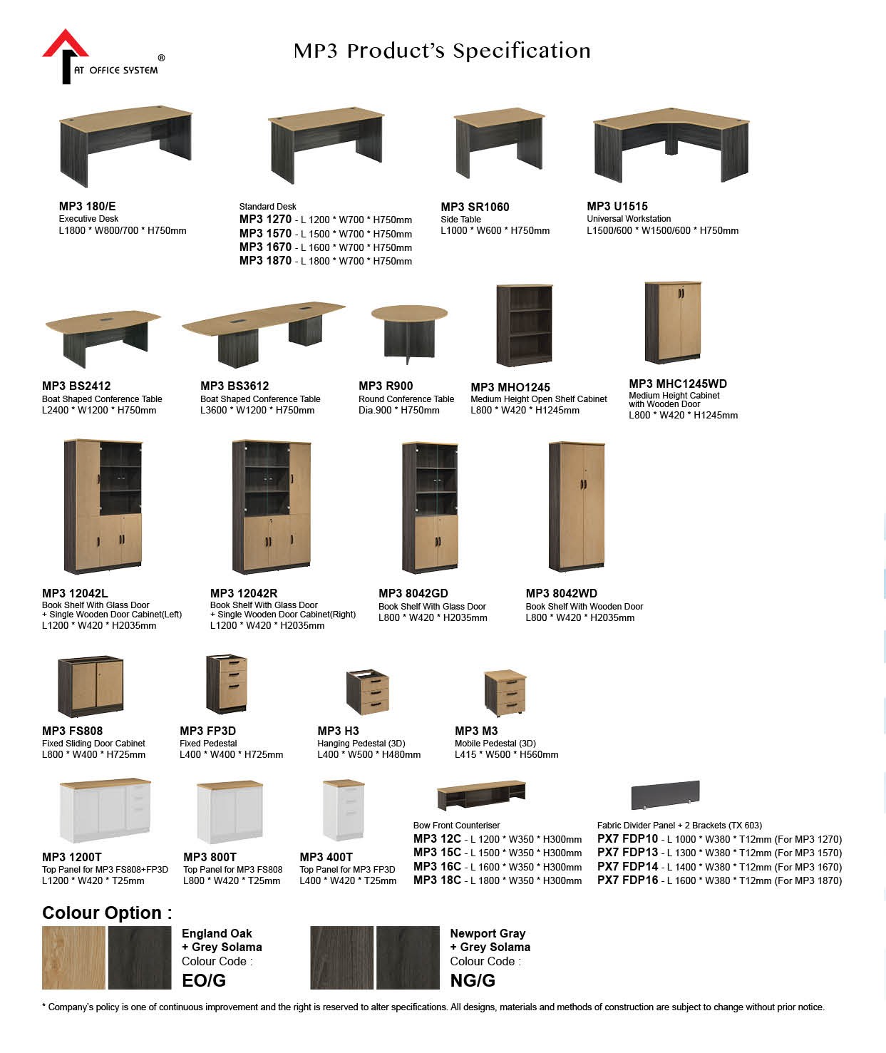 MP3 - Office Furniture Supplier & Renovation Contractor in Sabah