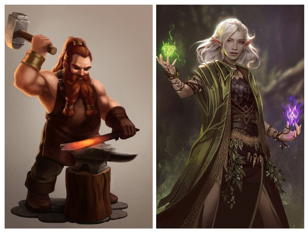 LOS ENANOS Y LOS ELFOS - Página web de triskel9