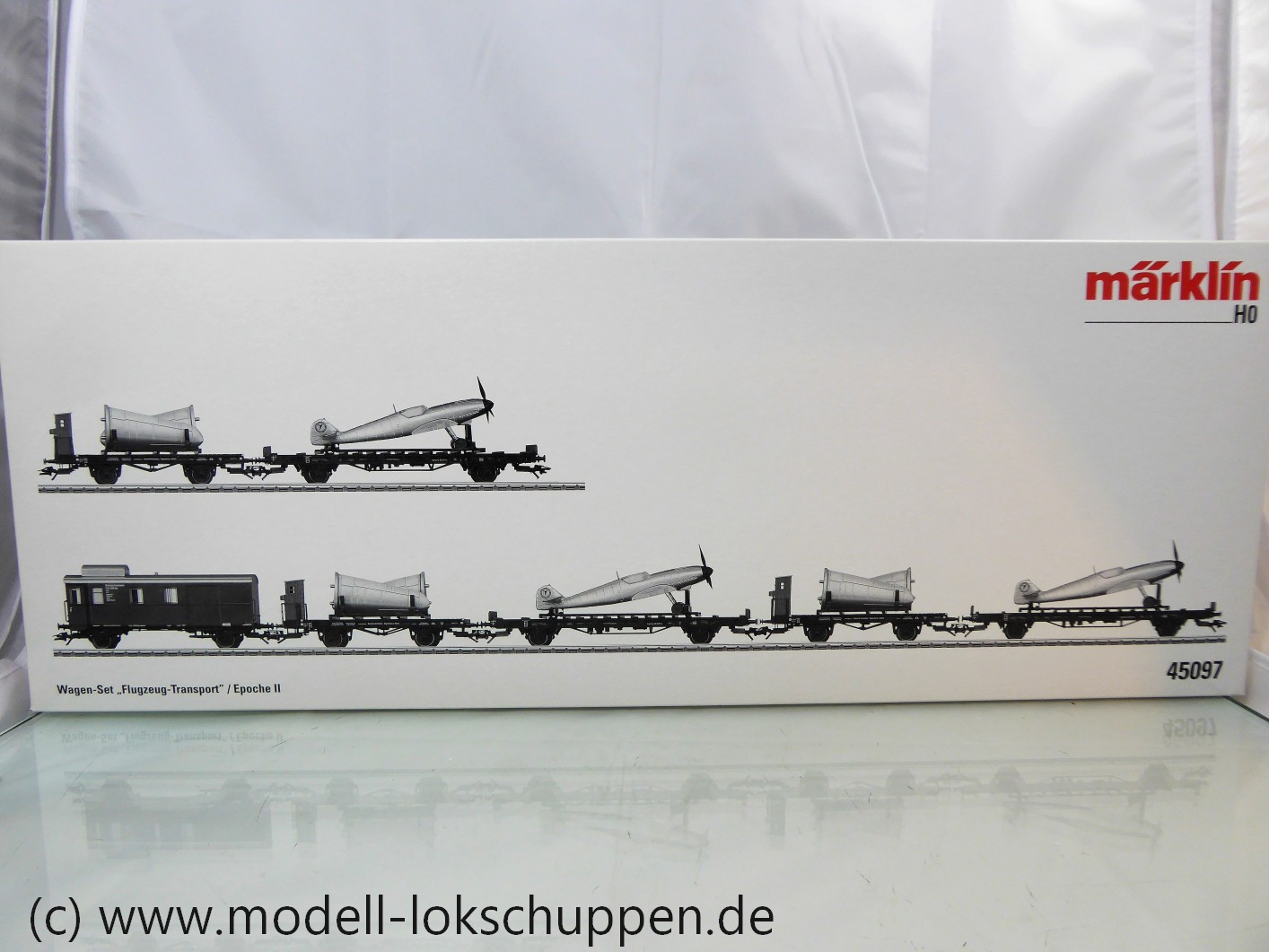 Märklin 45097 Wagen-Set - 6 Flachwagen und 1 Güterzug-BegleitwagenDRG ...