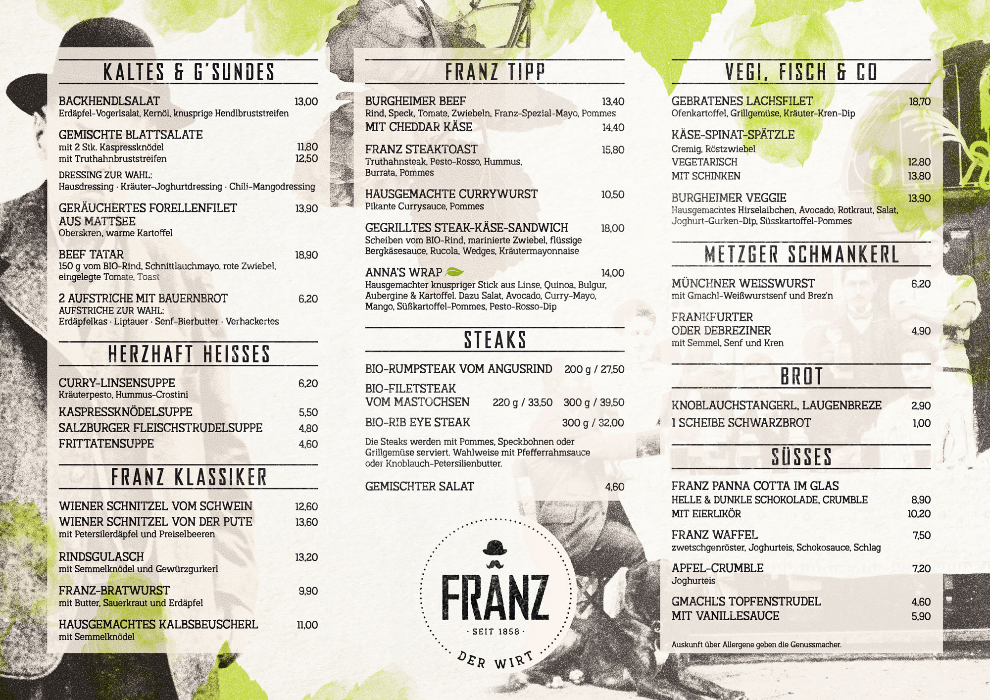 FRANZ. Der Wirt - FRANZ IM GENUSSDORF GMACHL